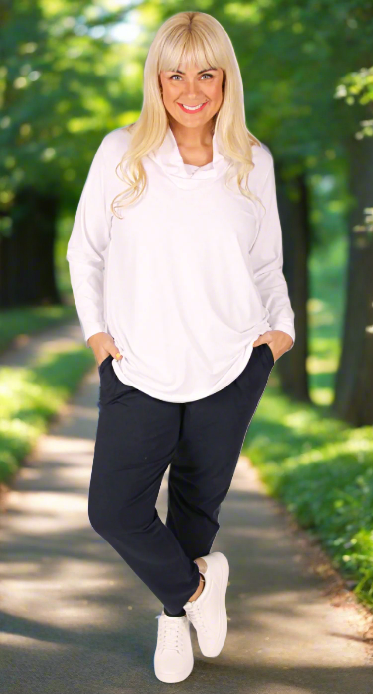 Comfy Active Wear Pants Black – Sybils Plus Size Fashion