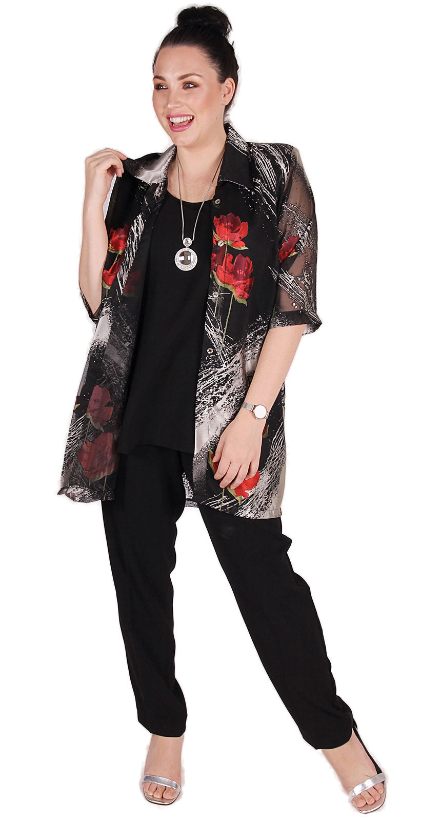 Sybil's Crepe Cami Black – Sybils Plus Size Fashion